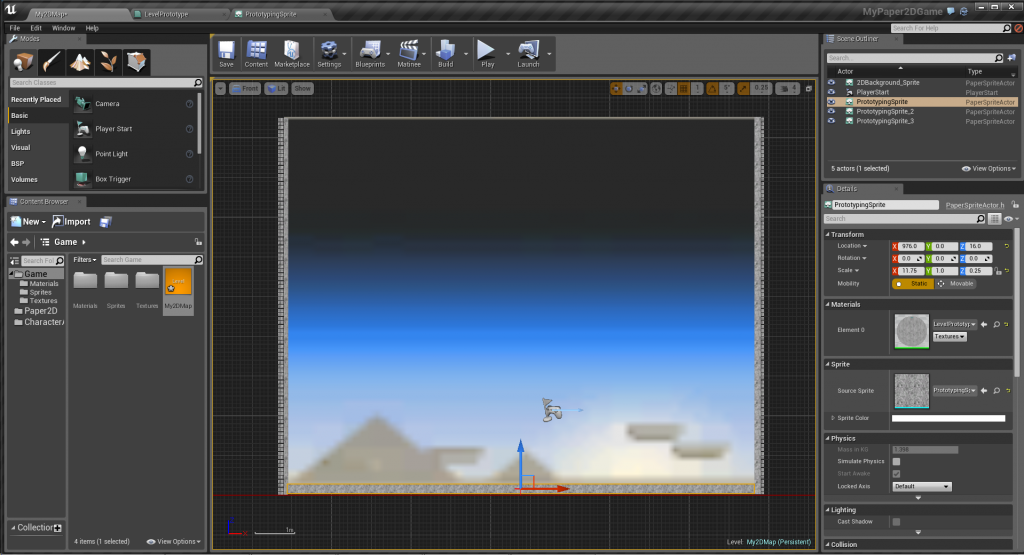 Paper 2D 入門 (3) アルファ ベースのスプライトを作成する